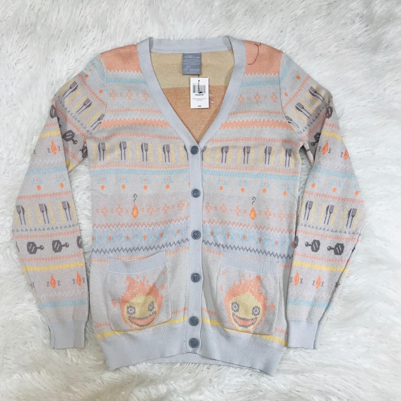 Hot Topic | Sweaters | Studio Ghibli Howls Moving Castle Cardigan ...